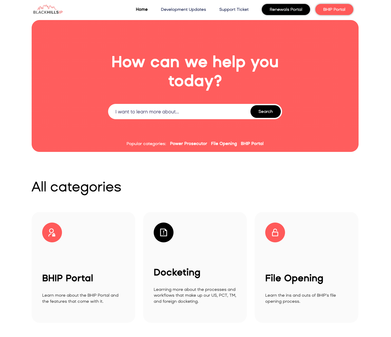 Black Hills IP Support